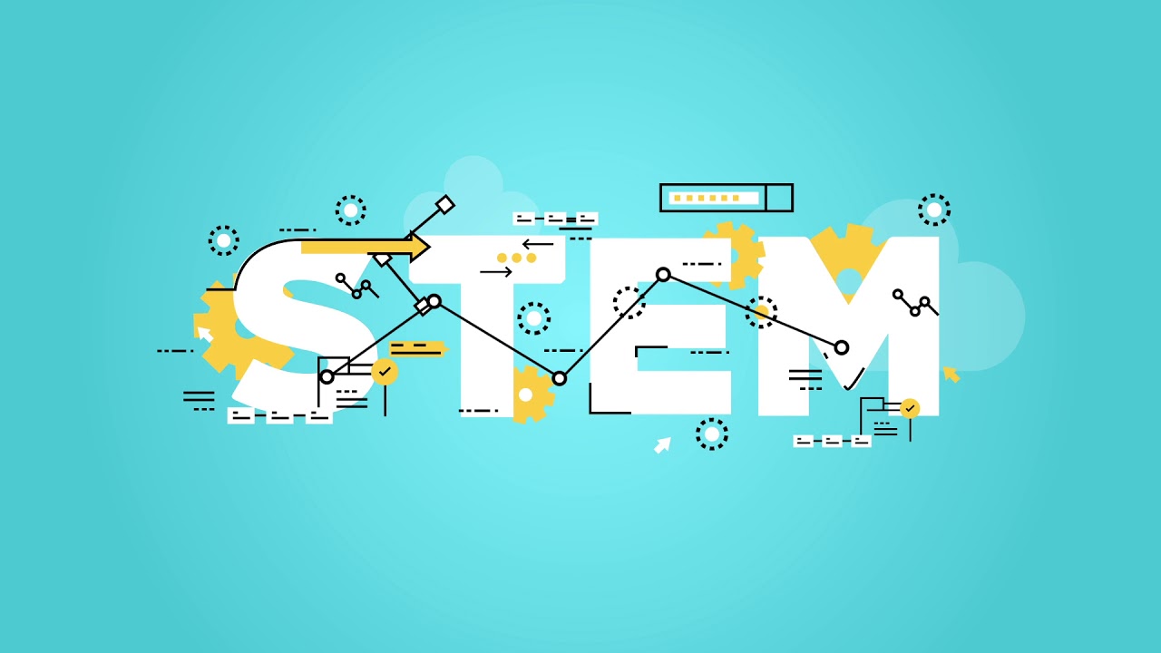 stem animated logo ident
