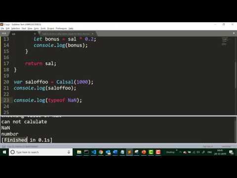 Video – All about NaN in JavaScript – Dhananjay Kumar