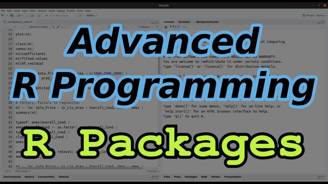 Advanced R Programming - R Packages