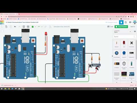 Serial Communication 2 Arduino Control LED