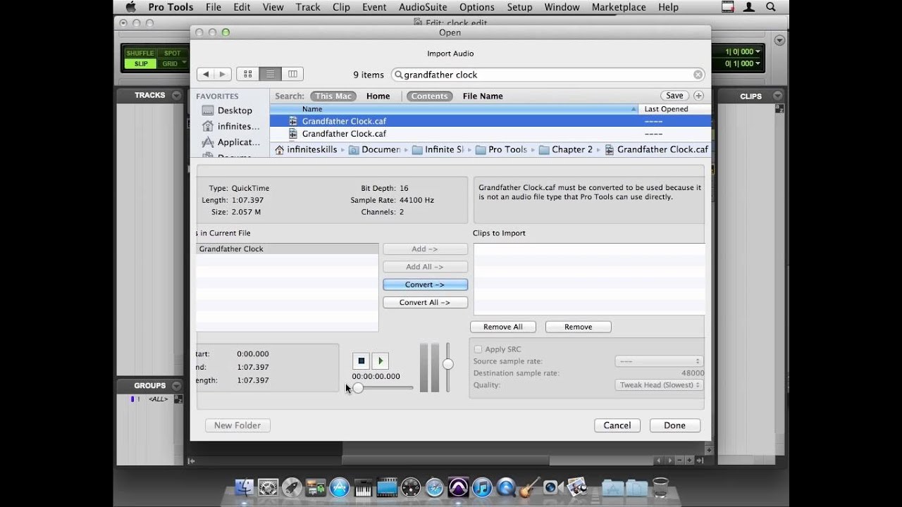 Avid Pro Tools 10 Tutorial | Importing Audio