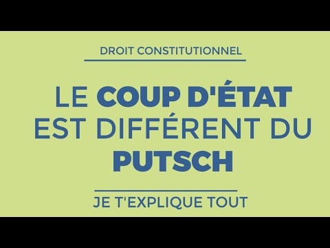La différence entre un Coup d'État et un Putsch