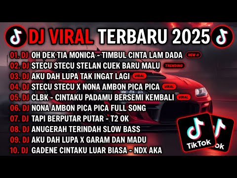 DJ TIKTOK TERBARU 2025 - DJ OH DEK TIA MONICA🎵DJ STECU STECU STELAN CUEK BARU MALU VIRAL TIKTOK 2025