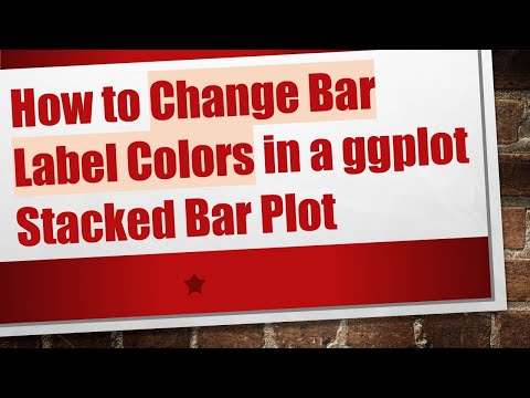How to Change Bar Label Colors in a ggplot Stacked Bar Plot