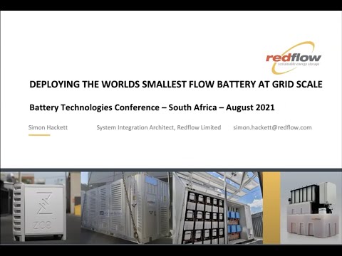 Deploying the worlds smallest flow battery (The Redflow ZBM2) from ...