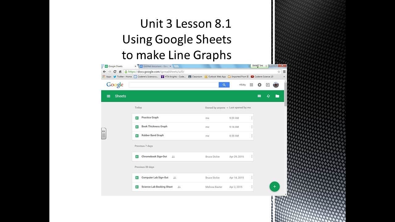 Science 10 | Graphing and Using Google Sheets