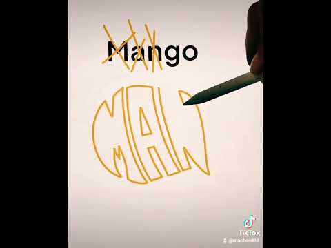 how to make mango logo#shorts #art #mango