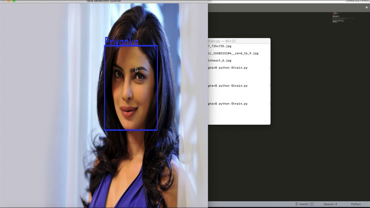 Spoofing of Face Biometric Working. Github Link in description