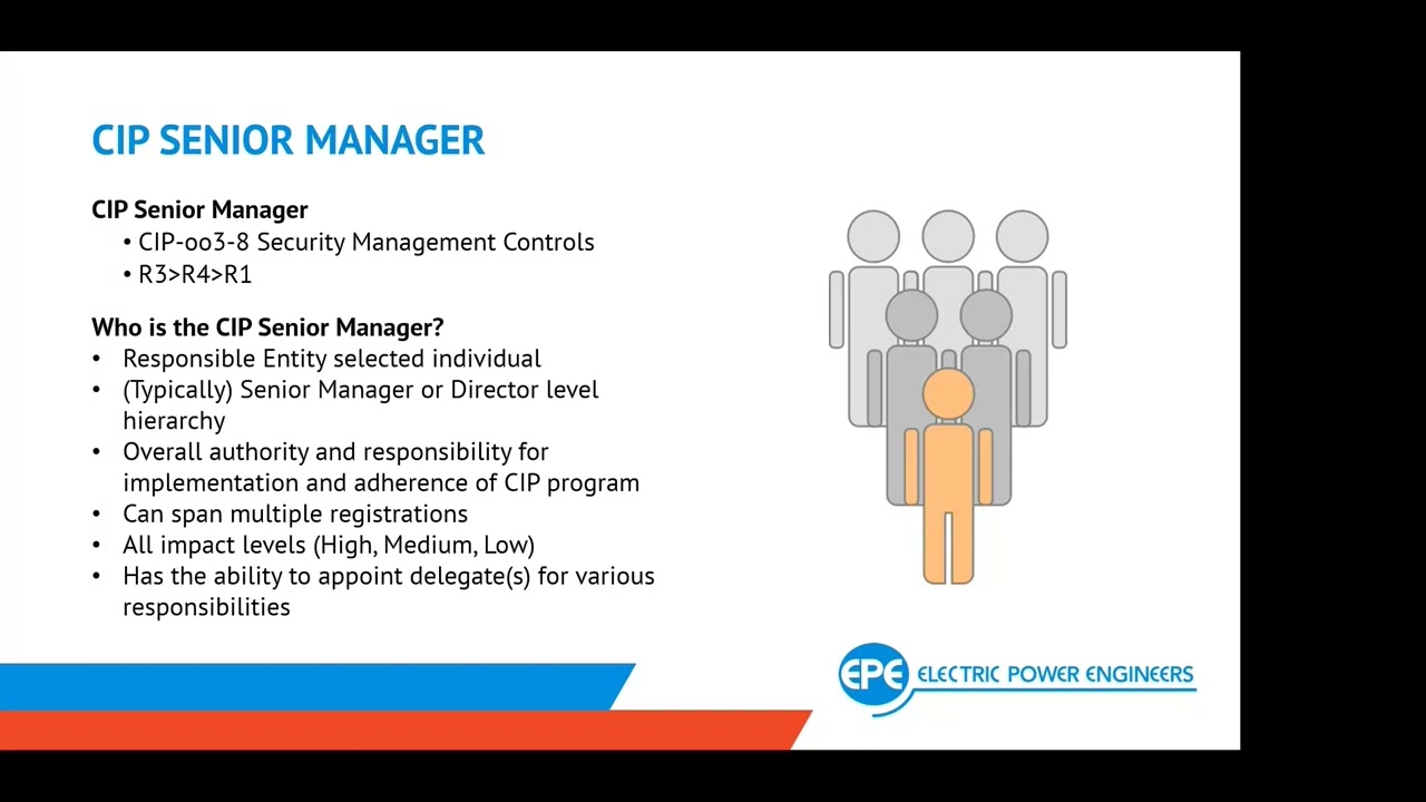 NERC CIP Senior Manager & Security Awareness Webinar