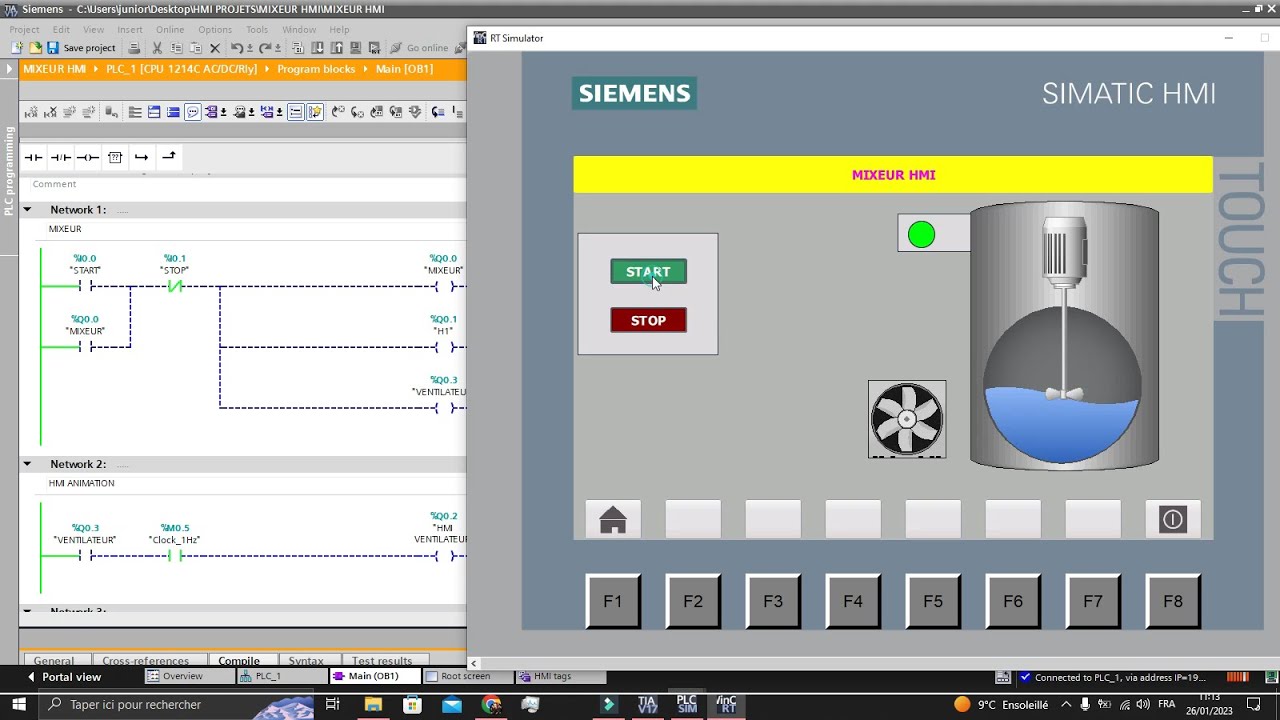 CREATE HMI SCREAN IN TIA PORTAL