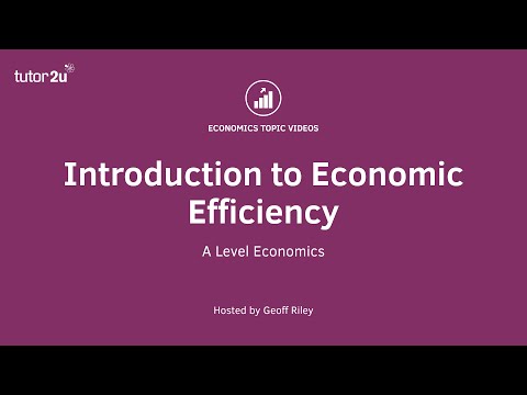 Economic Efficiency - An Introduction I A Level and IB Economics