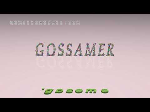 gossamer - pronunciation + Examples in sentences and phrases