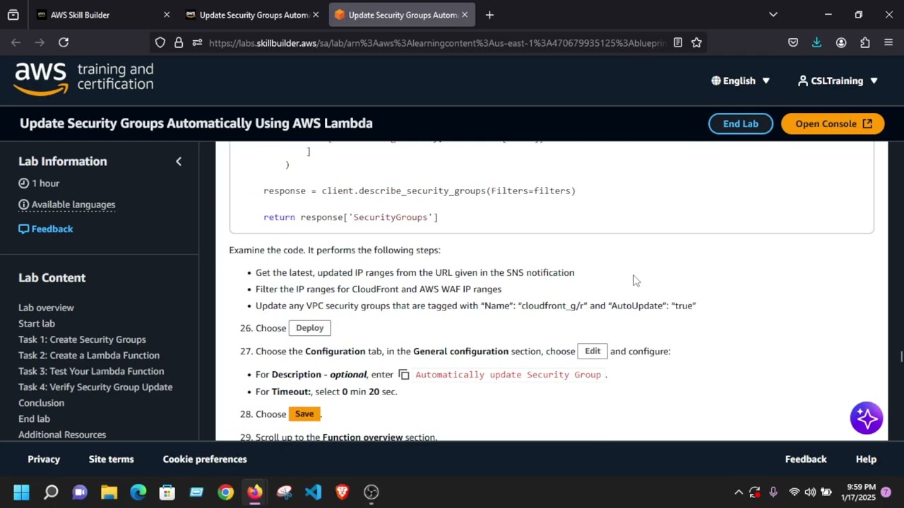 Auto Update AWS Security Groups Using Lambda | DevOps Automation | CodeClouDia