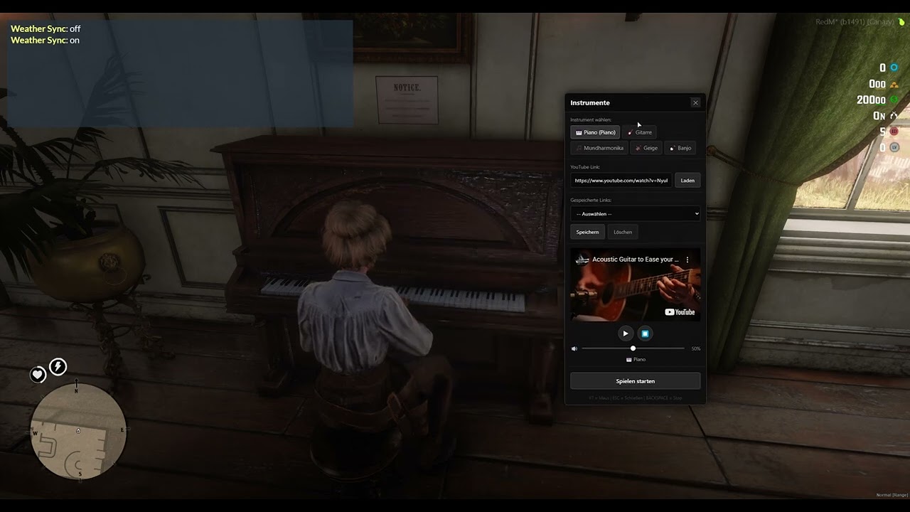 RedM Instruments Script by Cy_R_us