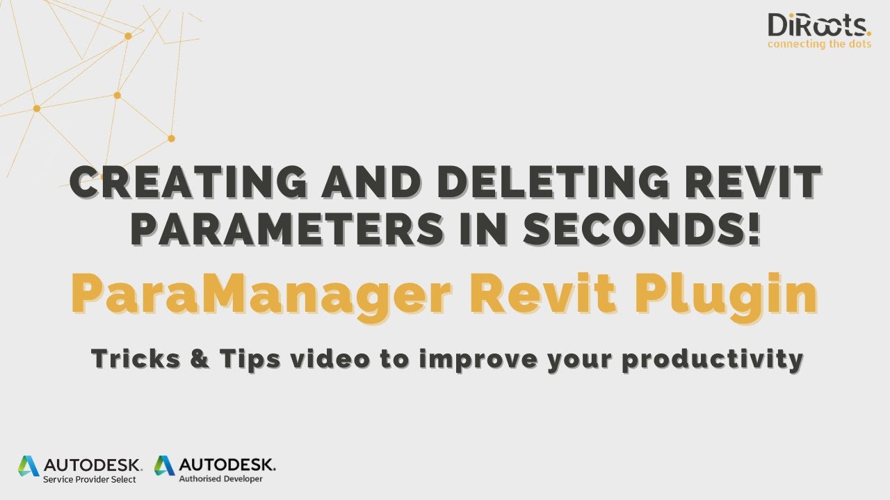 Create and delete Revit parameters