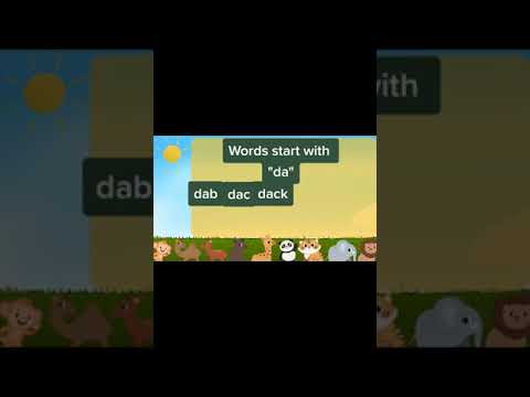 Words strat with "da" Simple words
