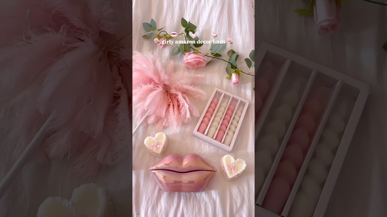girly Amazon room finds 🎀 #amazon #coquette #girlythings #roomdecor #haul #amazonfinds