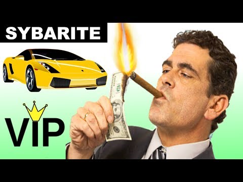 Learn English Words - SYBARITE - Meaning, Vocabulary Lesson with Pictures and Examples