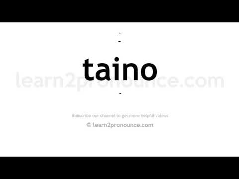 How to pronounce Taino | English pronunciation