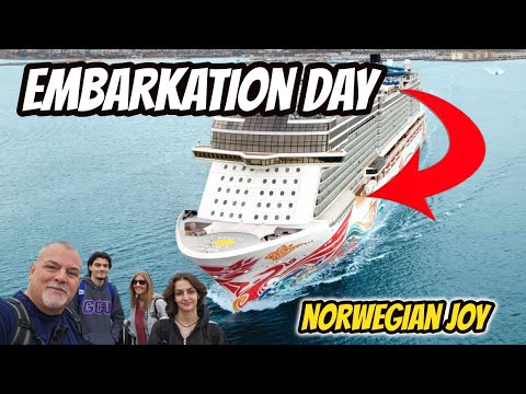 BOARDING the Norwegian Joy in Los Angeles to the Mexican Riviera