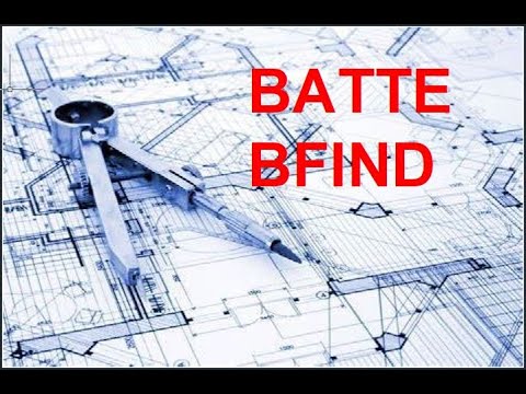 AUTOCAD 2023; BATTE & BFIND AUTOLISP COMMAND