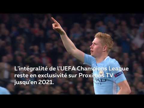 L'intégralité de l'UEFA Champions League reste sur Proximus TV