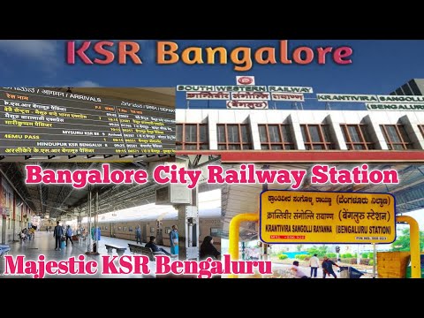 KSR Bengaluru City Junction Railway Station || Majestic Railway Station || Indian Railways 🇮🇳