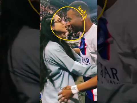 Kylian Mbappe with a fan ???? #mbappe hit a fan #kylianmbappe #shorts