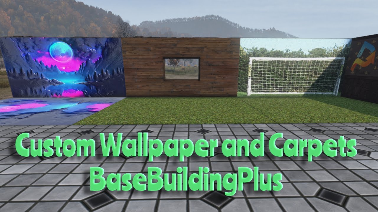 How to reskin Wallpapers and Carpets in BaseBuildingPlus (DayZ)