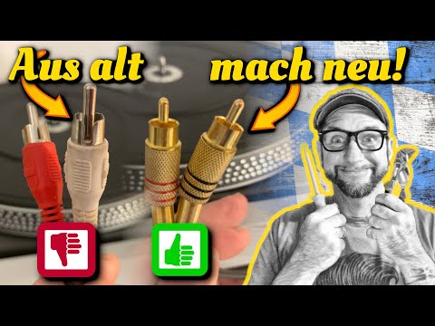 🛠️ HOW TO Cinch Stecker am PLATTENSPIELER wechseln! #howto #reparieren