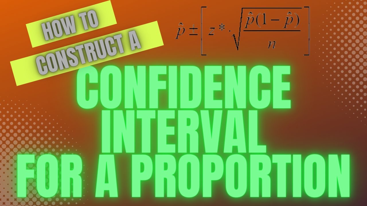 CONFIDENCE INTERVAL [for a Proportion] MADE EASY