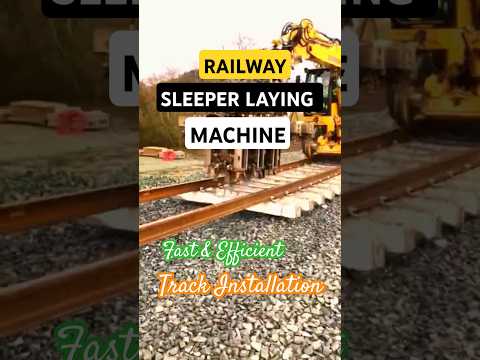 Railway Sleeper Laying Machine: Fast & Efficient Track Installation