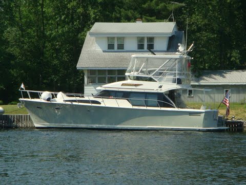 Motor yacht for sale- Mikelson 43 "Gullwing". Great Loop boat.