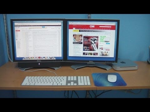 How to use dual monitors on a Mac Mini