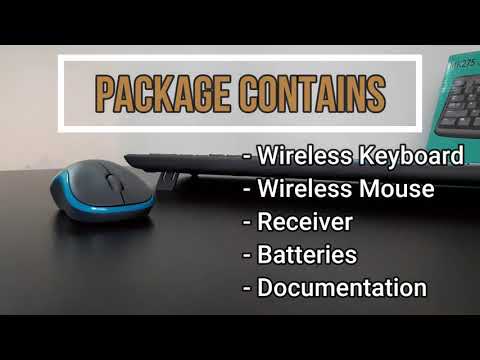 Logitech MK275 Unboxing/First Impressions (Link in Description)