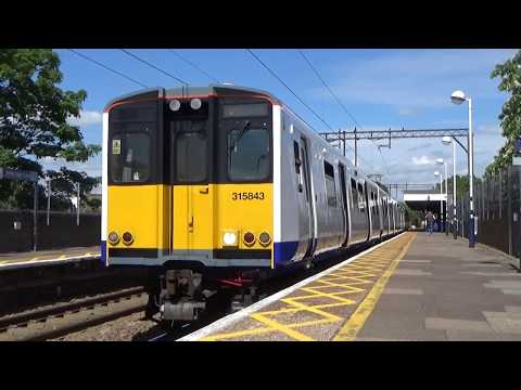 TfL Rail 315843 departing White Hart Lane