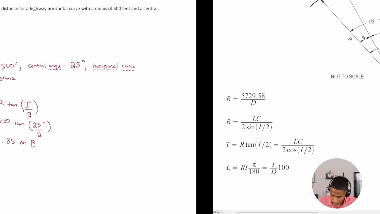 FE Review - Transportation Engineering - Geometric Design