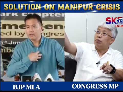 Bjp gi Ex-Minister%MLA Th.Biswajit ki Wahang da MP Oja Angomcha Bimol Akoijam gi Wakhanlon Taminashi