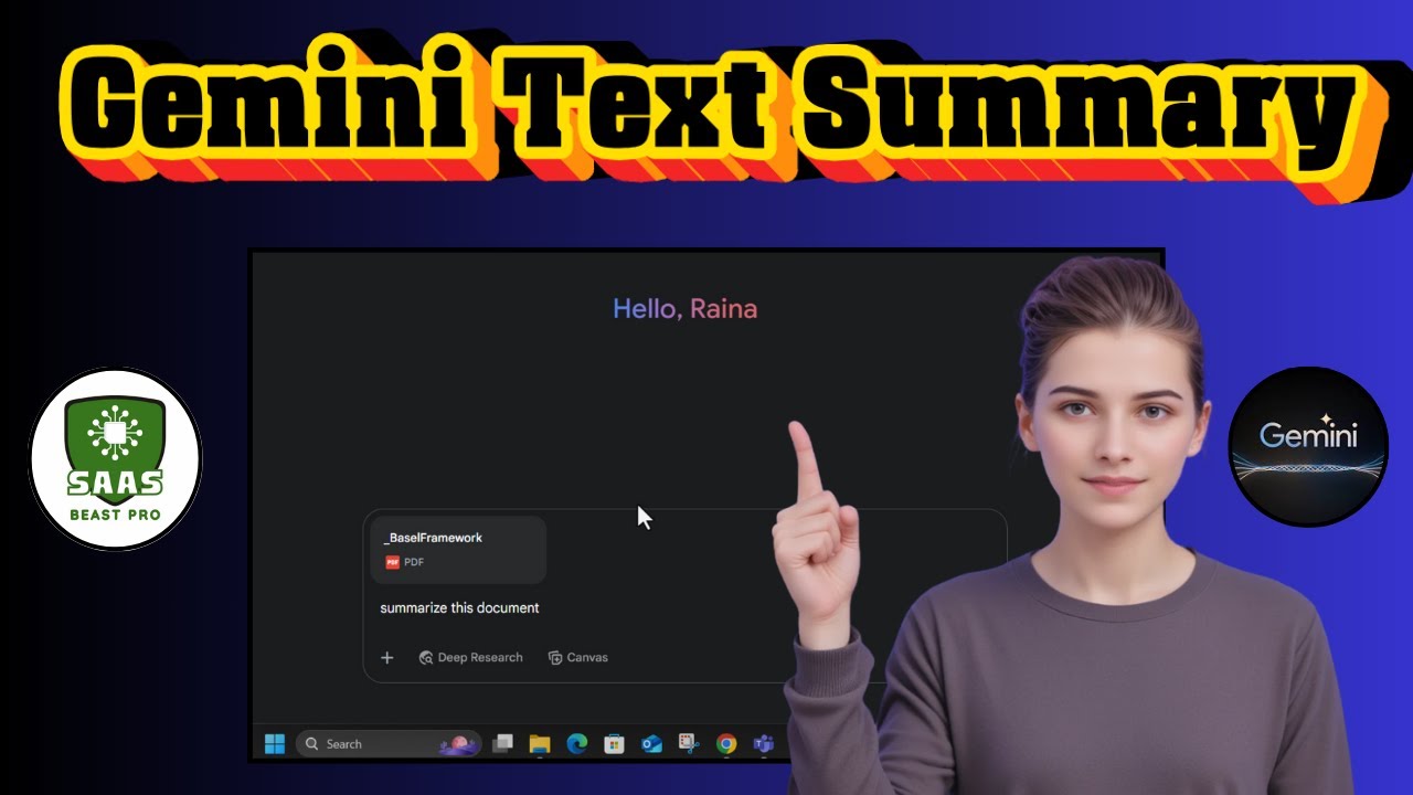 How To Summarize Text Documents With Google Gemini - Detailed Tutorial