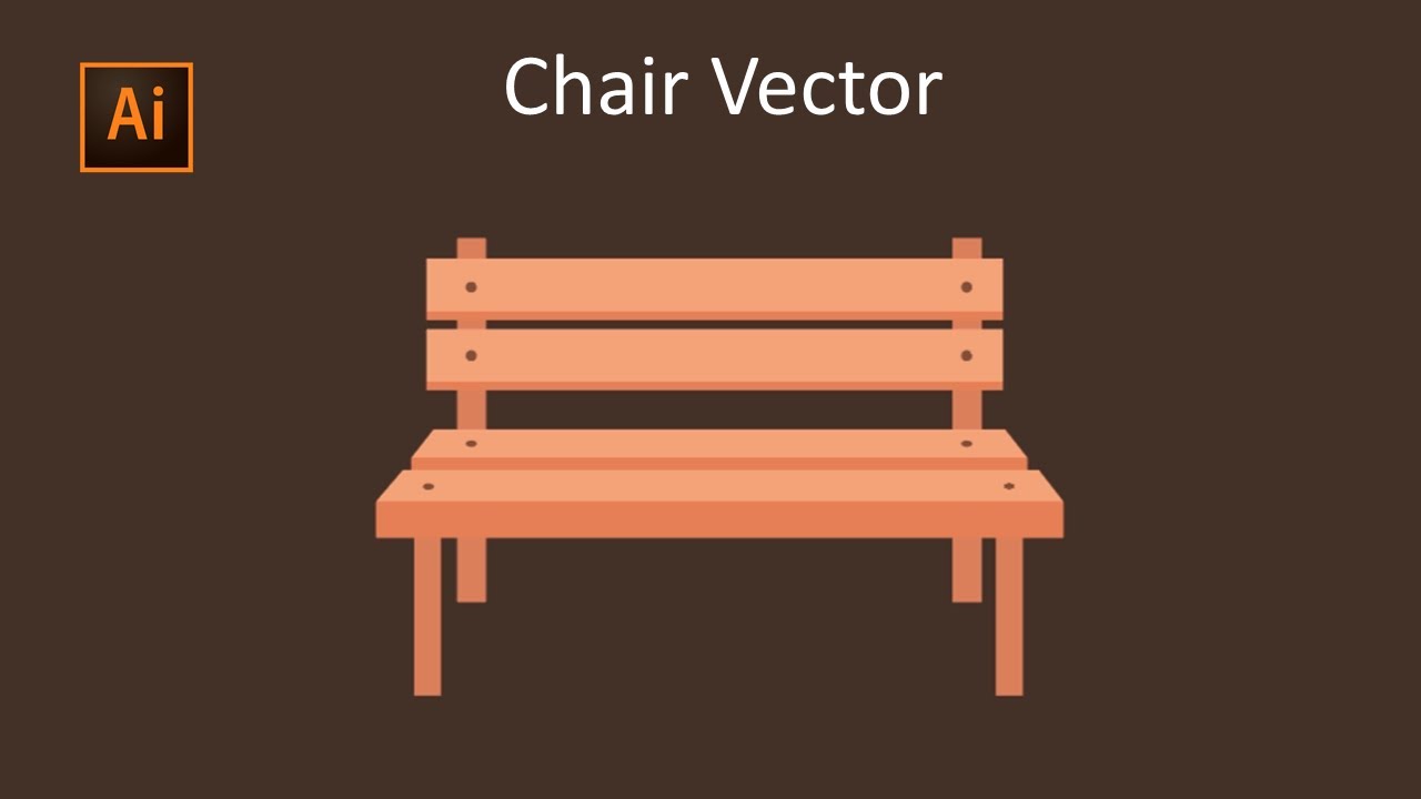 Chair Vector Illustrator Tutorial