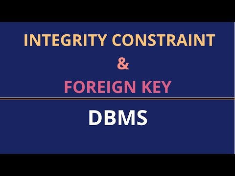Constraints in DBMS: Domain , Entity Integrity & Referential Integrity Constraint with Foreign Key