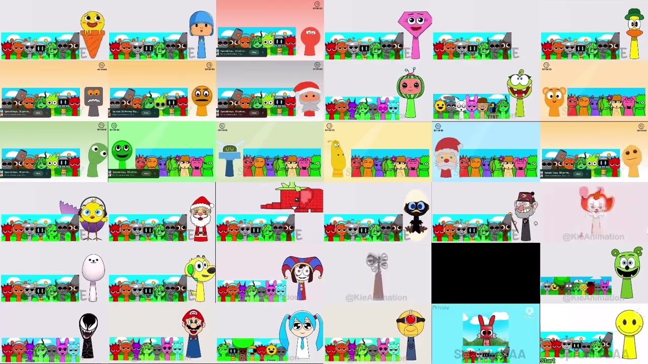 Sprunki oc Nineparison Quadparison 6