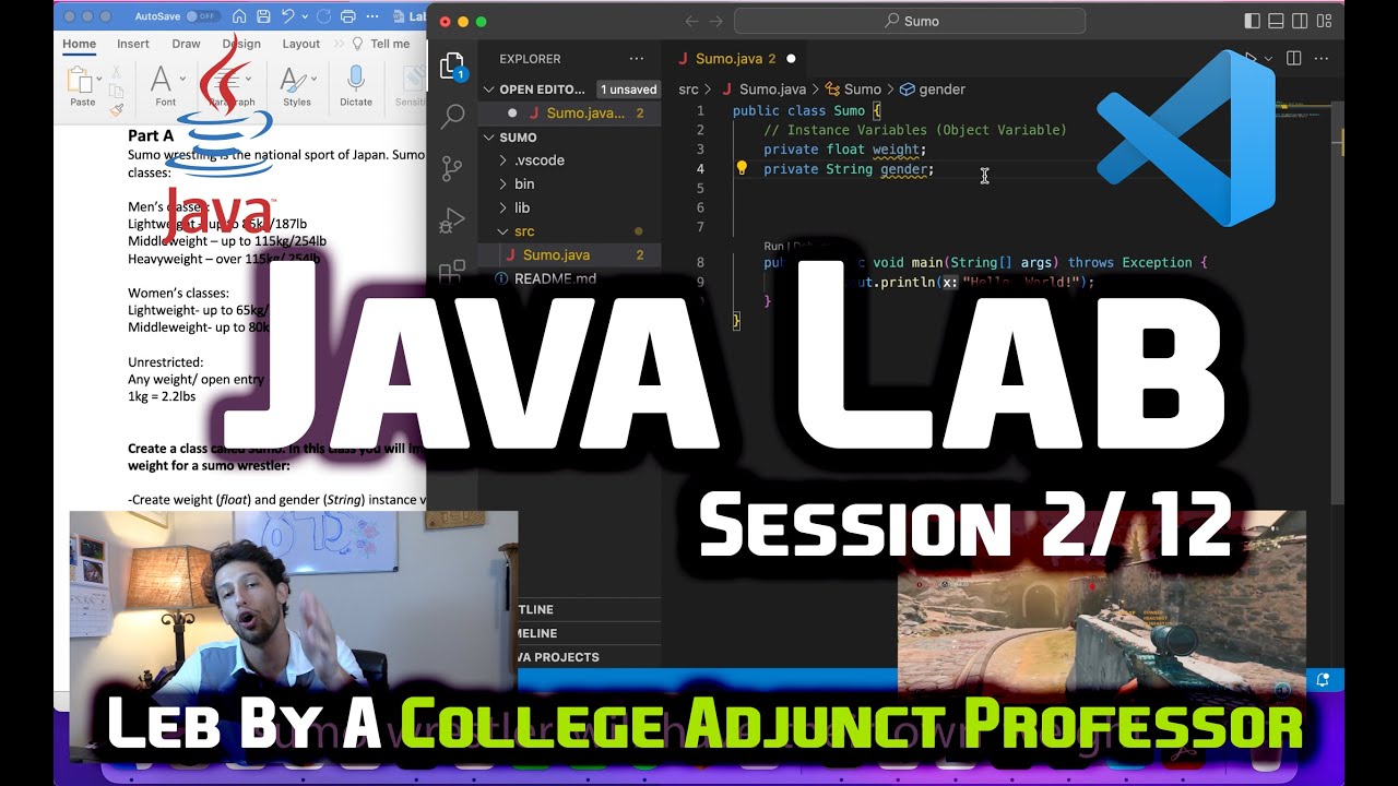 Learn To Code - Java Lab Series Tutorial