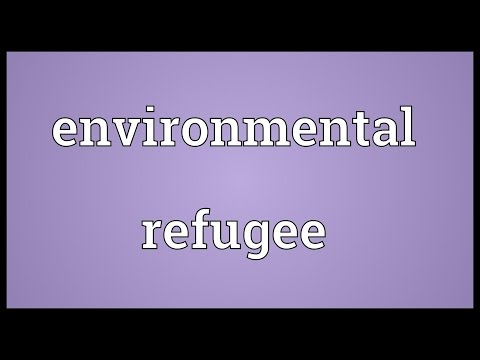 Environmental refugee Meaning