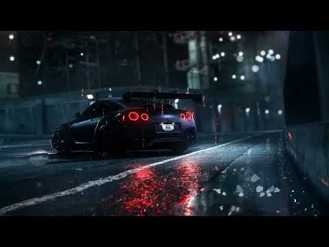 NISSAN GTR IN THE RAIN | 4K LIVE WALLPAPER