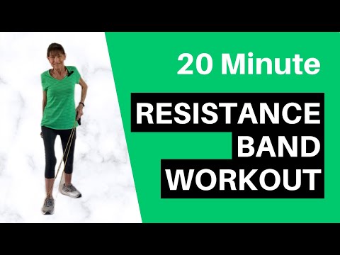 Resistance Band Exercises For Seniors - 20 Minutes