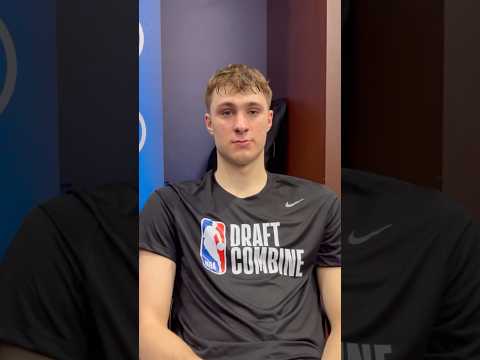 Cooper Flagg speaks on his testing at NBA Draft Combine!