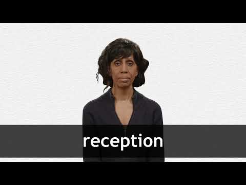 How to pronounce RECEPTION in American English