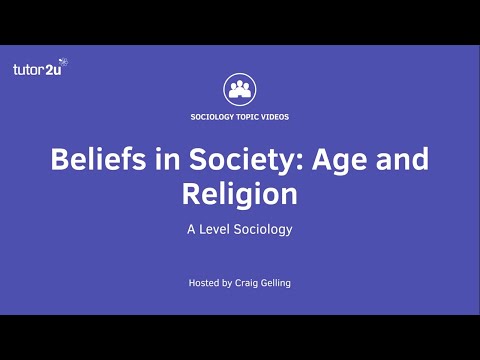 Age and Religion | Beliefs in Society | AQA A-Level Sociology