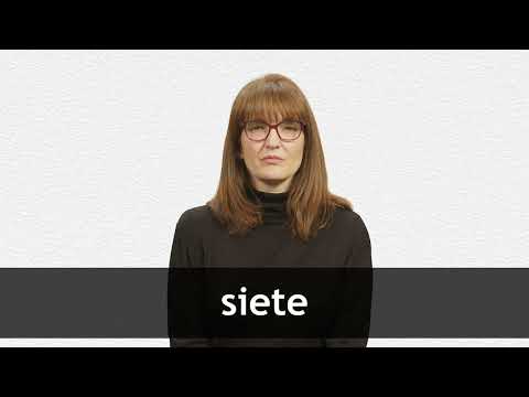 English Translation of “SIETE” | Collins Spanish-English Dictionary